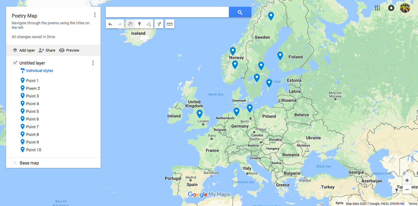 Introducing the Poetry Map